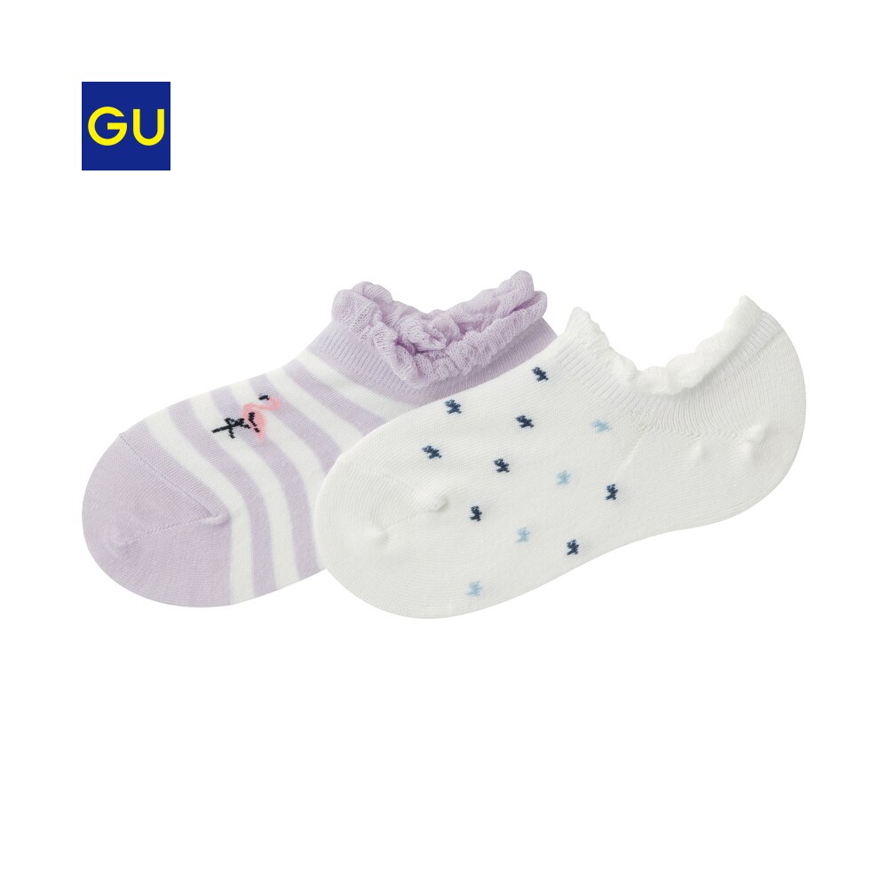 UNIQLOのGIRLS ショートソックス（ドット・3足組） | StyleHint