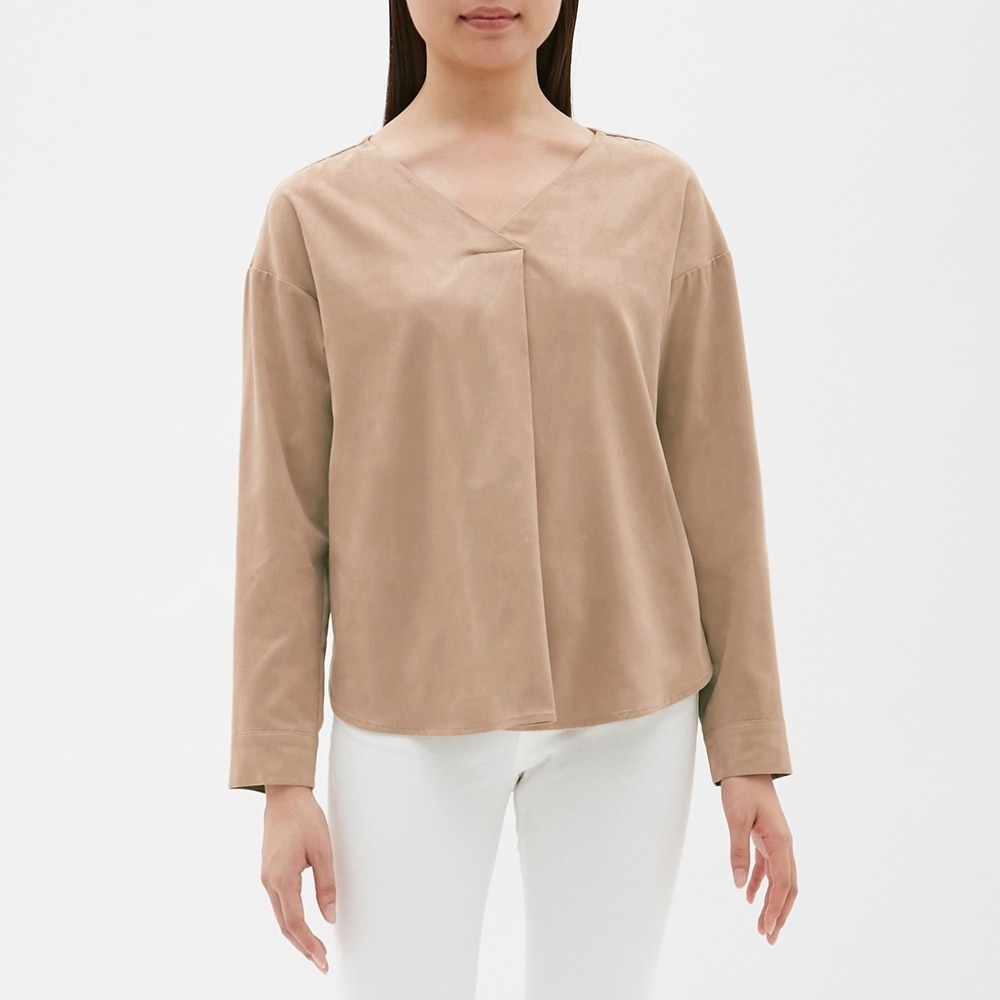 GUのスエードタッチプルオーバー(長袖)Z | StyleHint