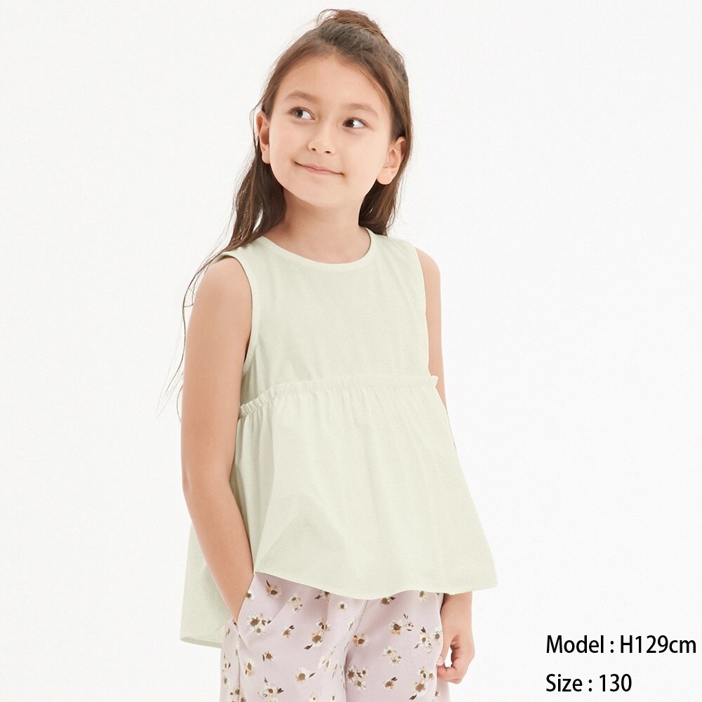 UNIQLOのGIRLS チュールワンピース（ノースリーブ） | StyleHint