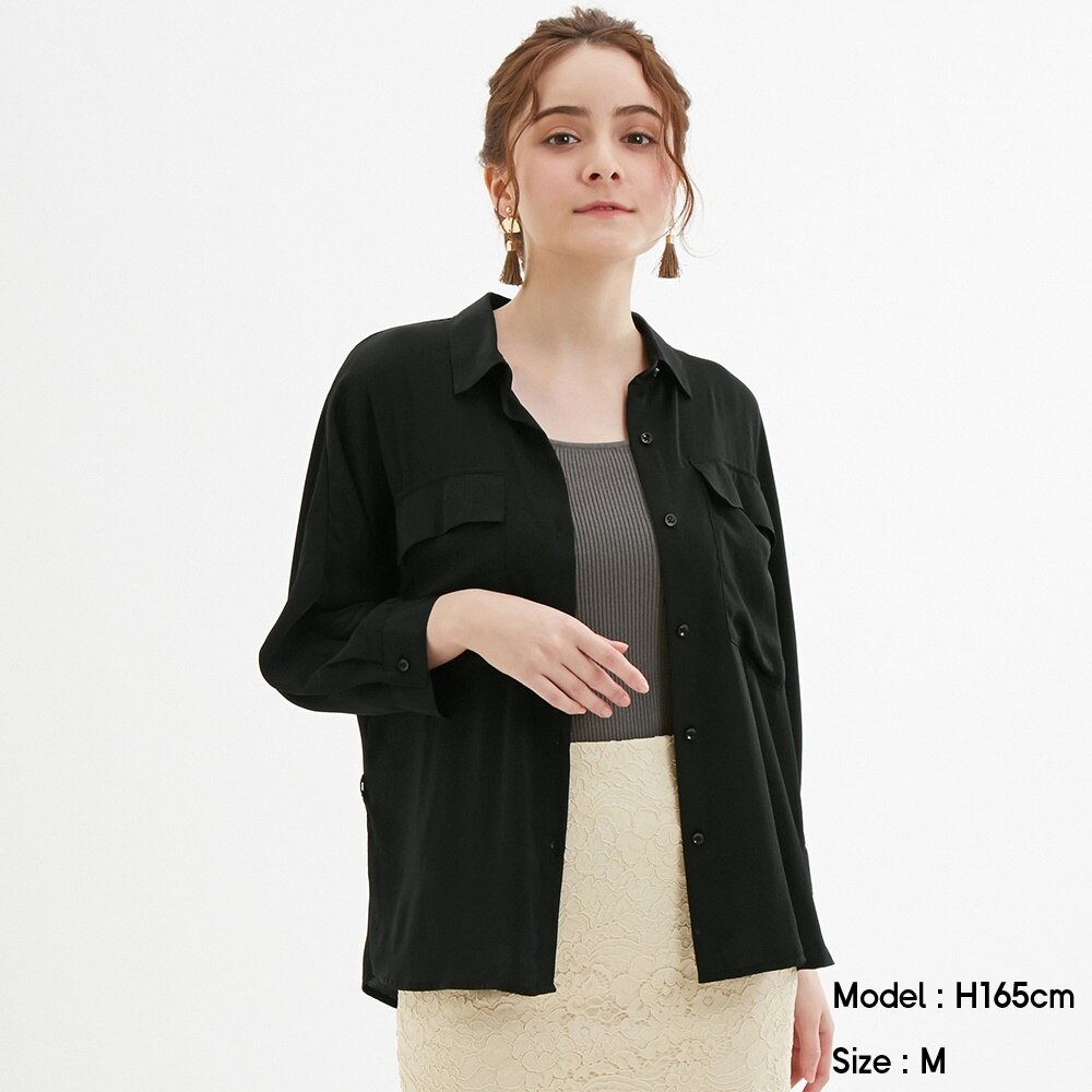 GUのウェスタンシャツ(5分袖)NT+E | StyleHint