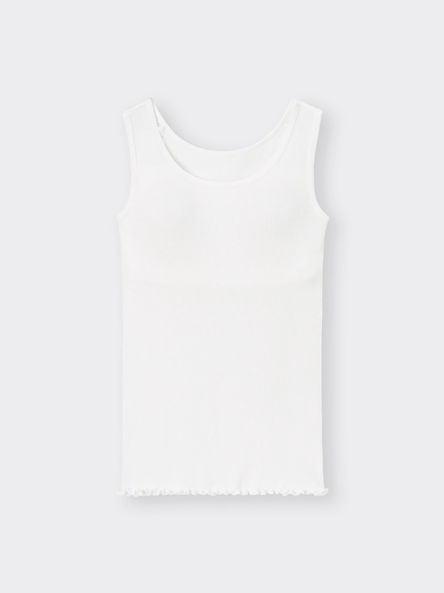 GU公式 | GIRLSブラフィールプチリブタンクトップ+E