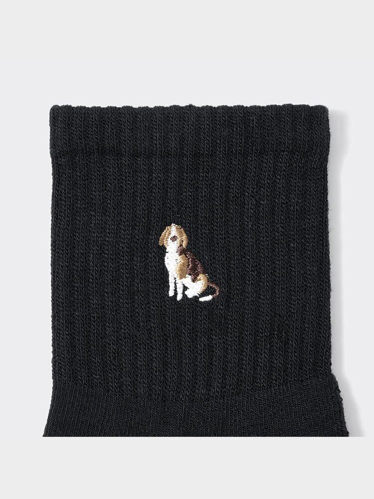 GU公式 | スタイルヒートアンクルソックス(刺繍)