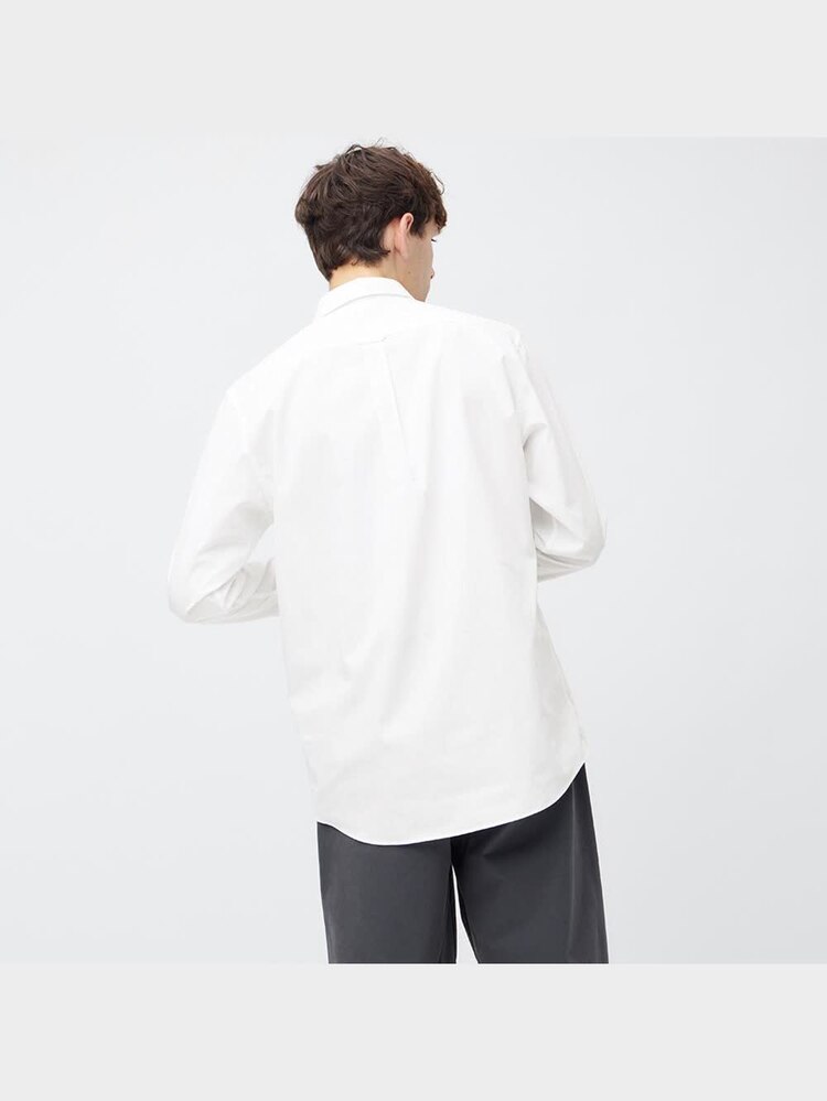 GU公式 | イージーケアレギュラーフィットシャツ(長袖)SW+E