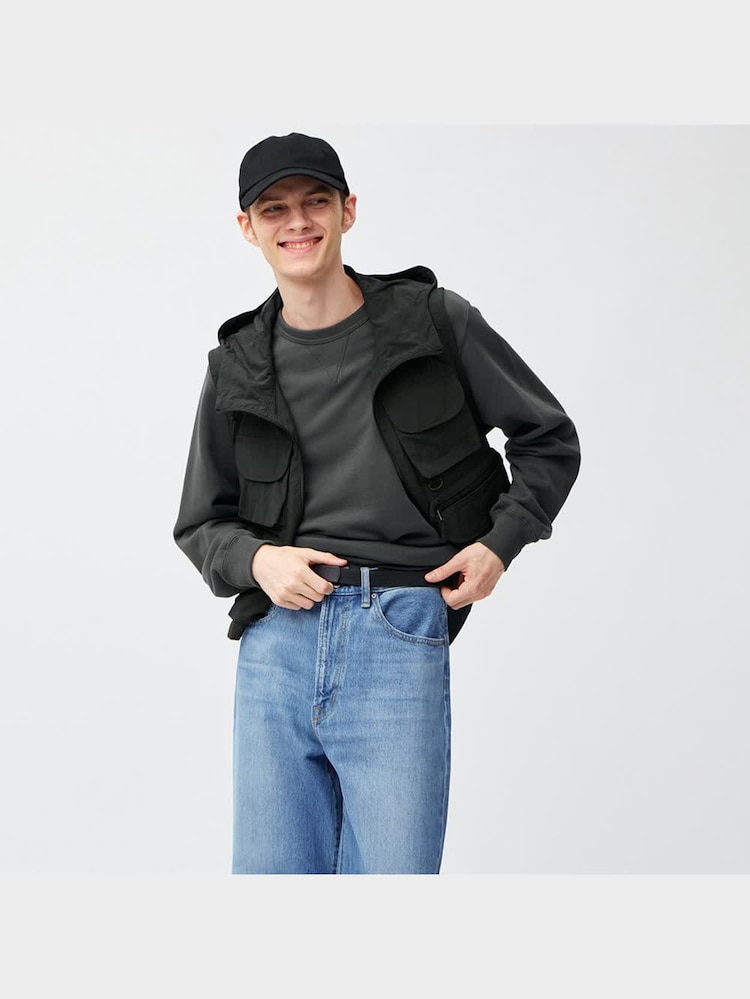 GU公式 | バギージーンズ(丈標準72.0cm)(セットアップ可能)