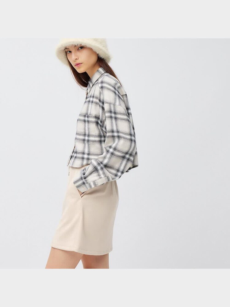 GU公式 | スエードタッチミニスカートOSB+EC