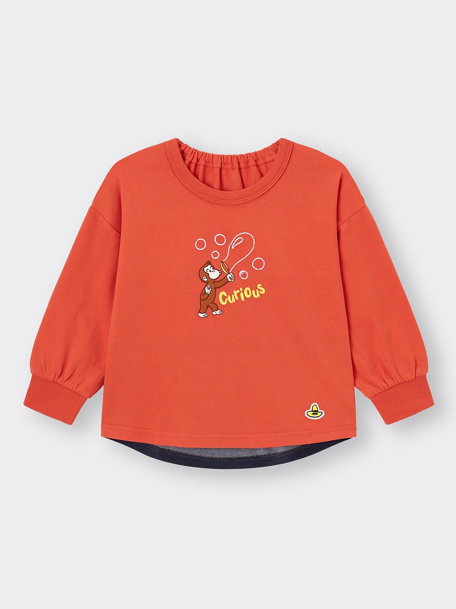 GU公式 | BABY(TODDLER)カンタンT(長袖) Curious George 3