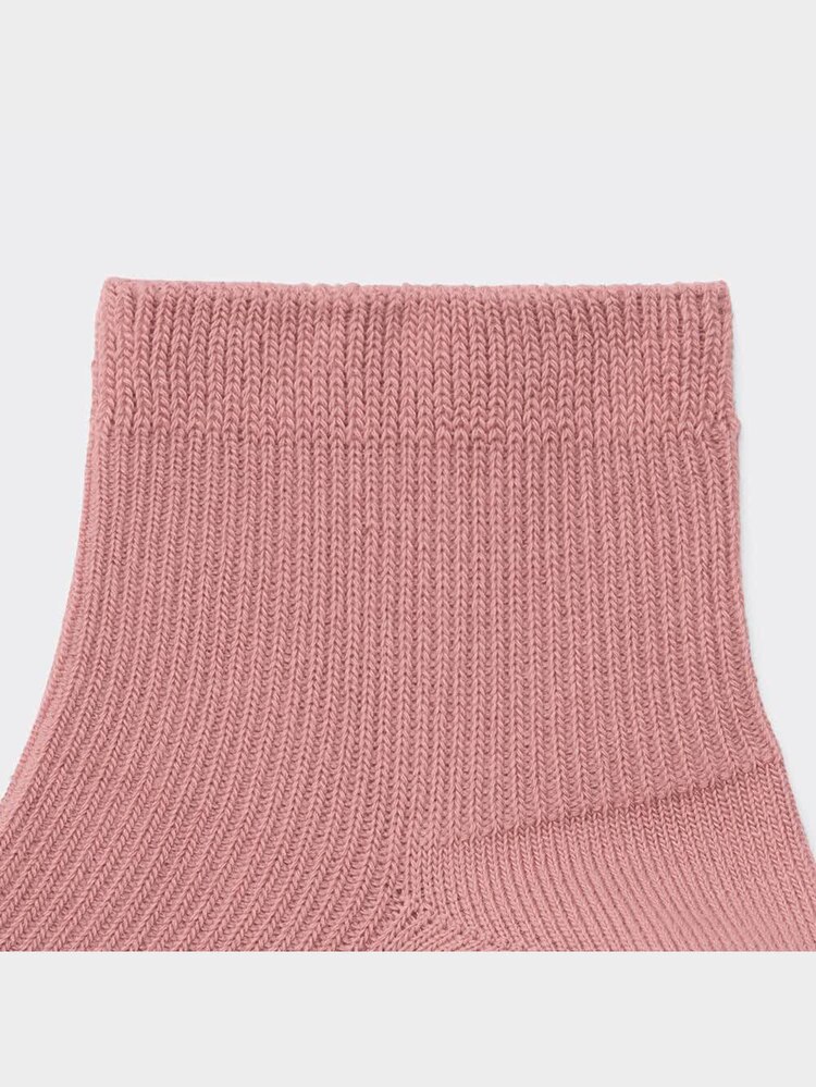 GU公式 | リブアンクルソックス3P(カラー)