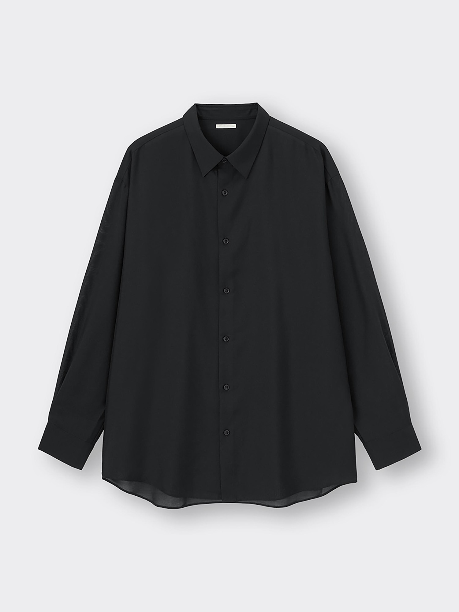 「ドライポンチロングタンクトップ、イージーケアシアーオーバーサイズシャツ(長袖)」の着用コーディネート| ジーユー