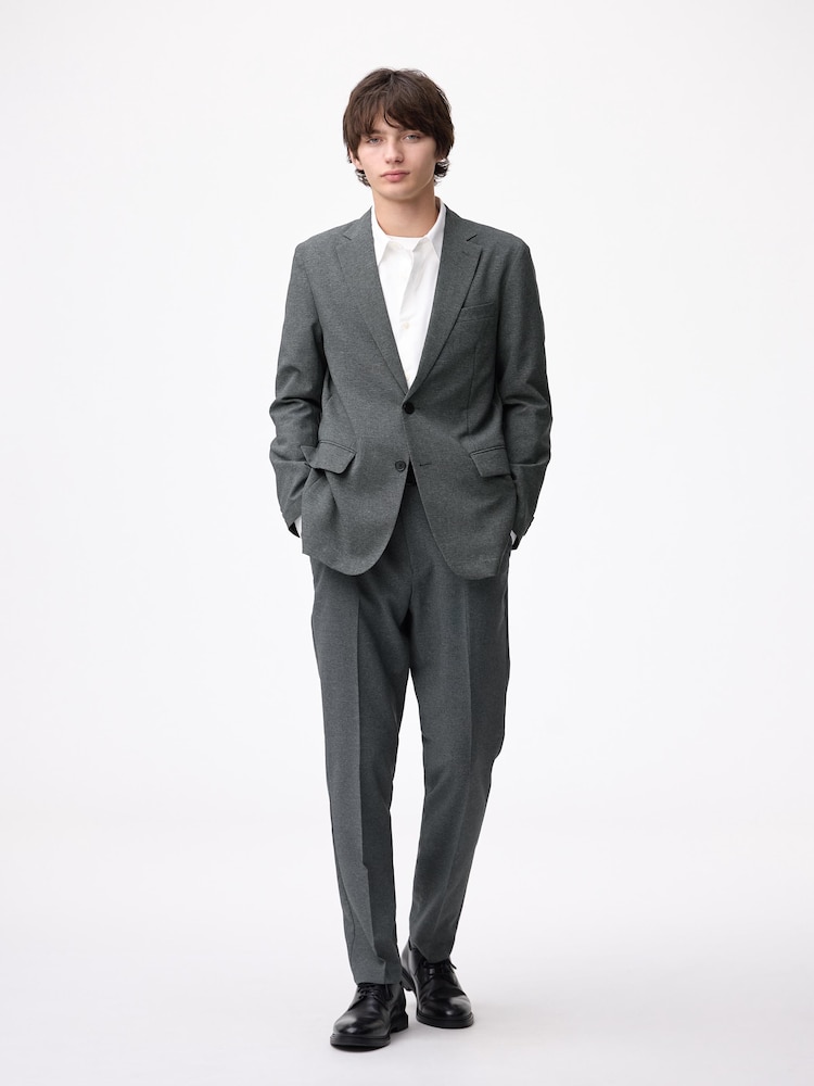 GU公式 | ウォッシャブルテーラードジャケットSW(セットアップ可能)