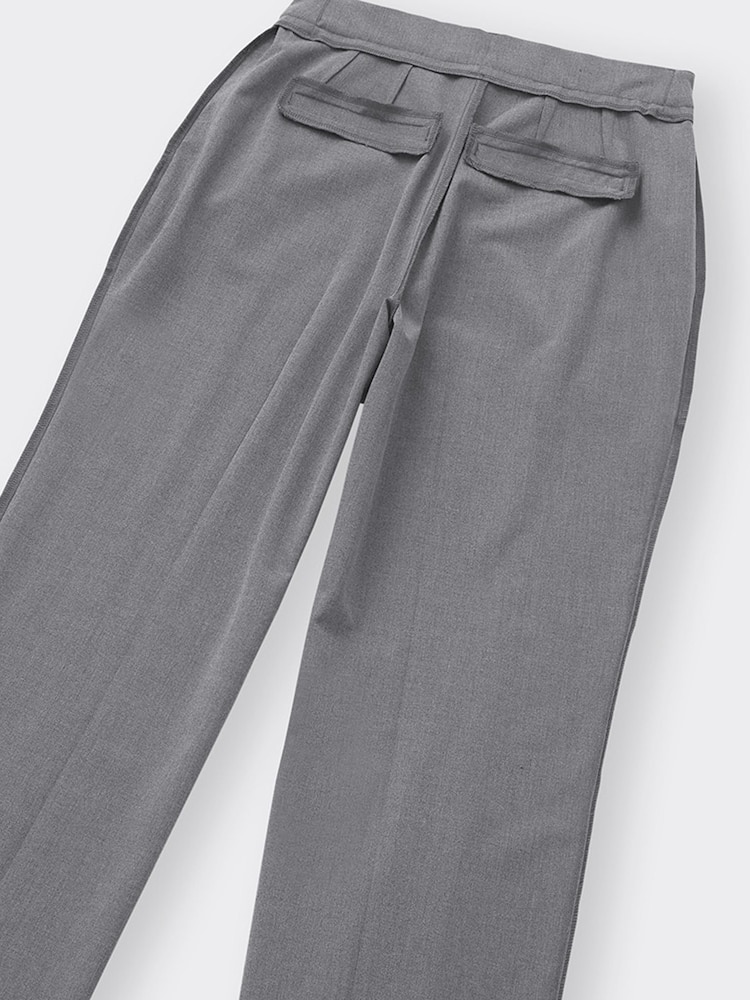 GU公式 | ウォッシャブルストレートパンツZ(丈標準69.5～73.5cm)(セットアップ可能)