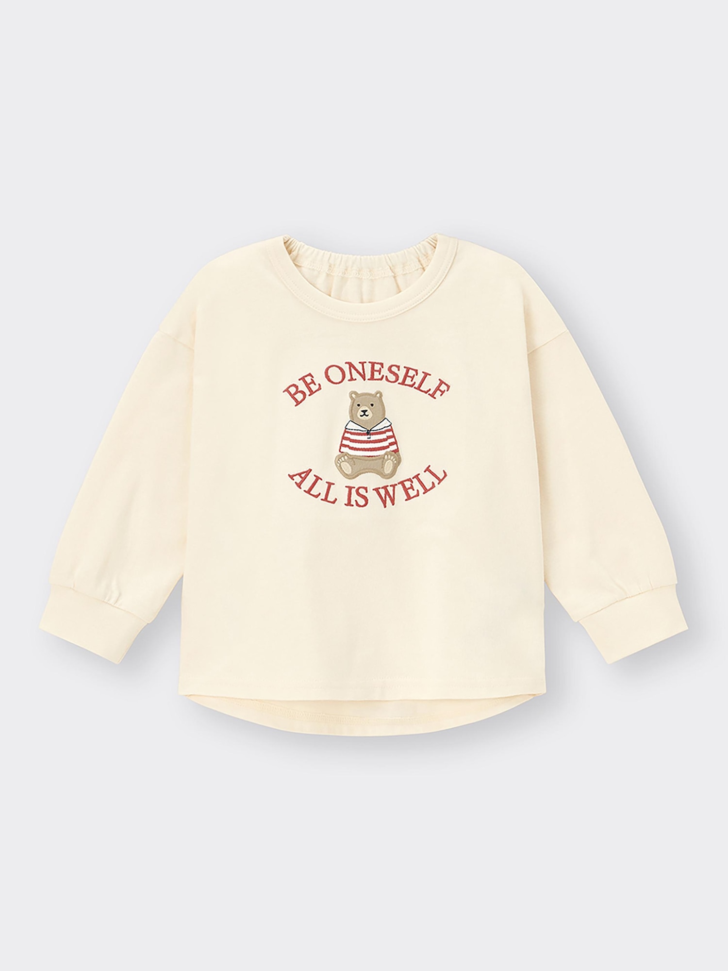 GU公式 | BABY(TODDLER)カンタンT(長袖)(ベア)