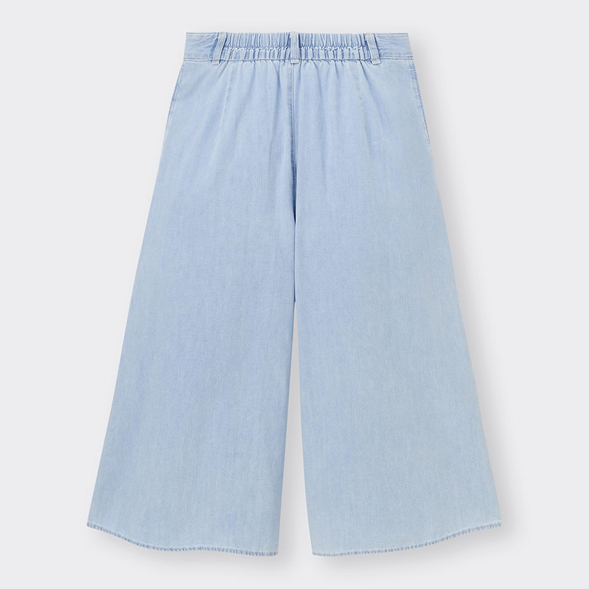 女裝 輕型牛仔寬褲OSB+EC(七分長) | UQ 搜尋