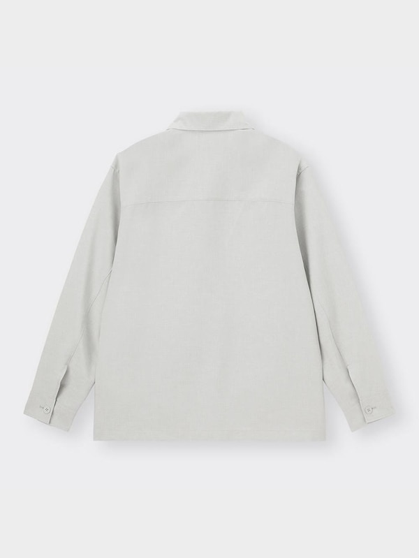 GU公式 | ドライイージーケアCPOシャツ(長袖)SW(セットアップ可能)