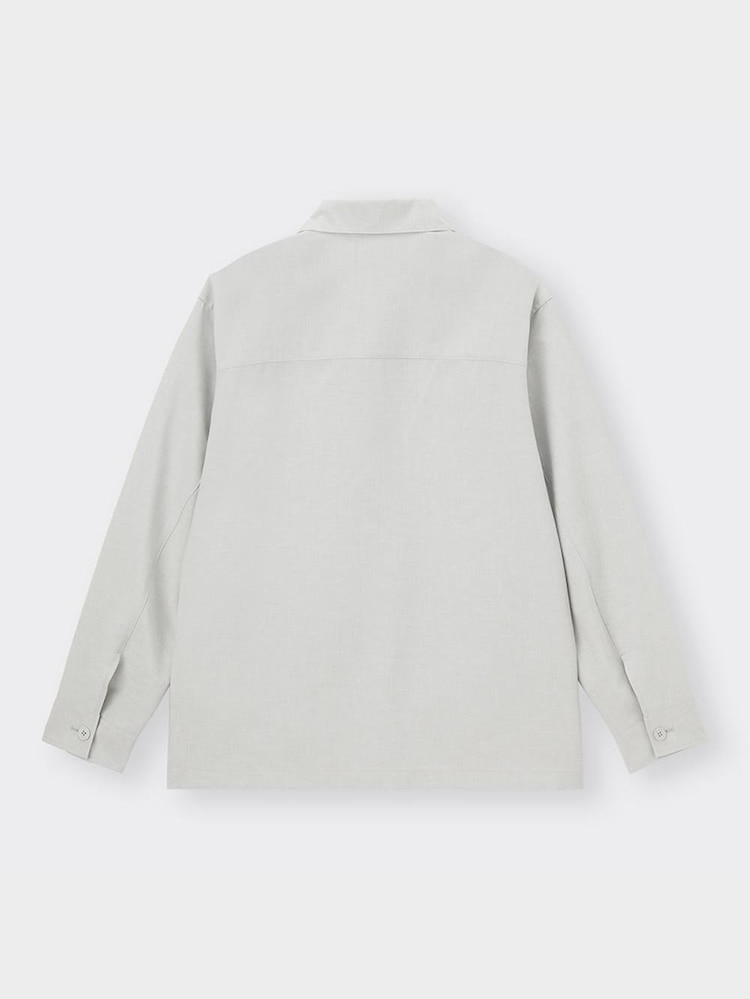 GU公式 | ドライイージーケアCPOシャツ(長袖)SW(セットアップ可能)