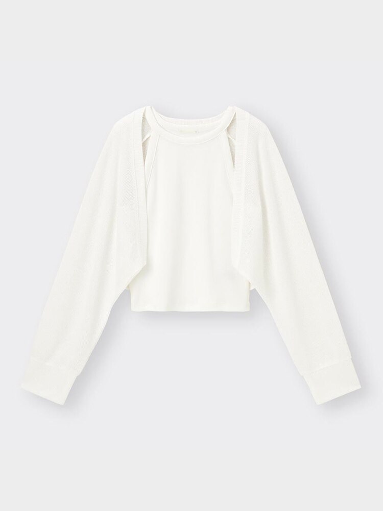 GU公式 | 2ピースボレロカーディガン(長袖)