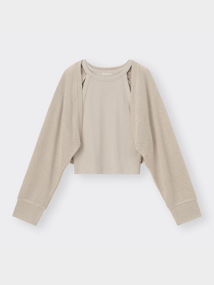 GU公式 | 2ピースボレロカーディガン(長袖)