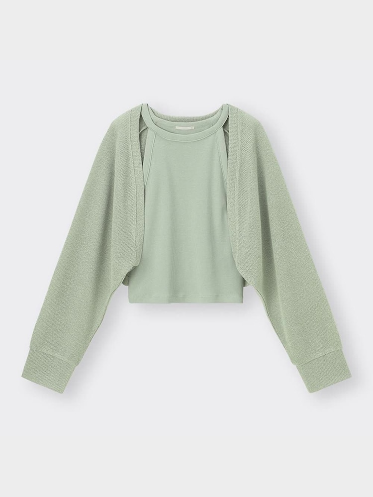 GU公式 | 2ピースボレロカーディガン(長袖)