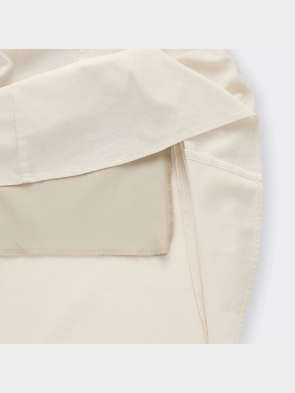 GU公式 | リネンブレンドフレアミディスカート+EC(丈短め78.0-82.0cm)