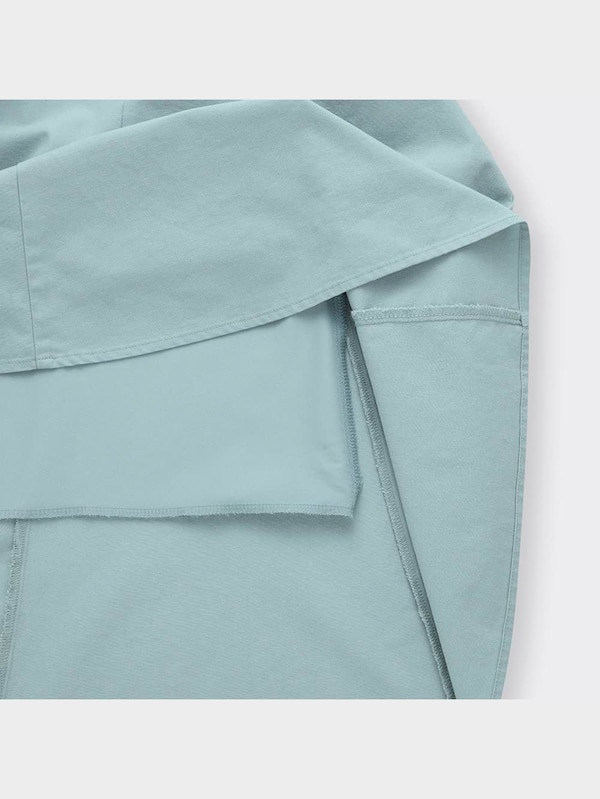 GU公式 | リネンブレンドフレアミディスカート+EC(丈短め78.0-82.0cm)