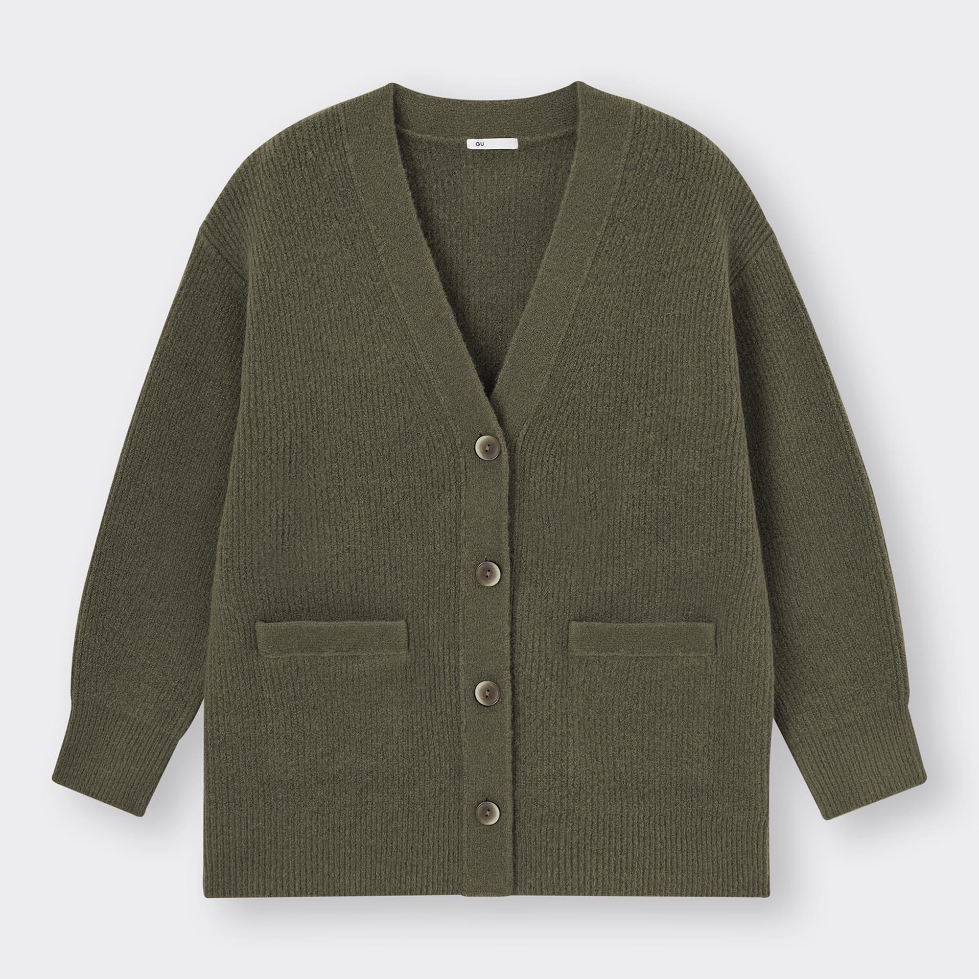 GUのパフィータッチオーバーサイズカーディガン | StyleHint