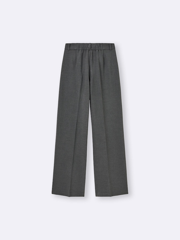 GU公式 | タックワイドパンツ+EC(丈長め80.0cm)