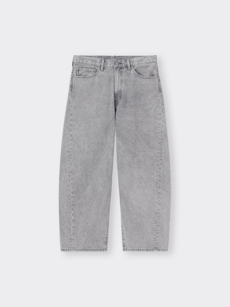 GU公式 | バレルレッグジーンズ(丈標準69.5～73.5cm)