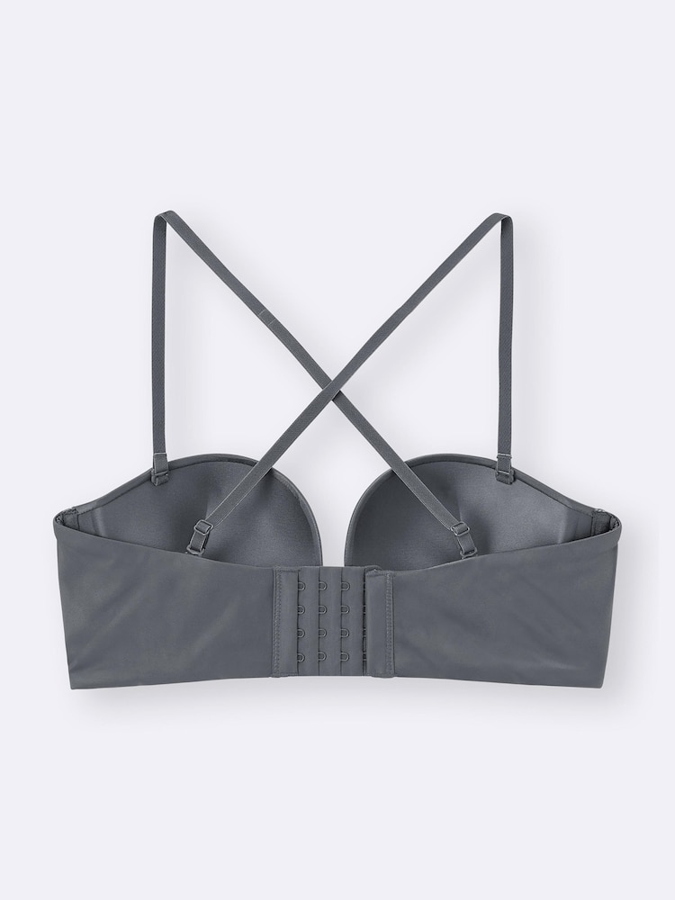 GU公式 | ストラップレスブラ+E(セットアップ可能)