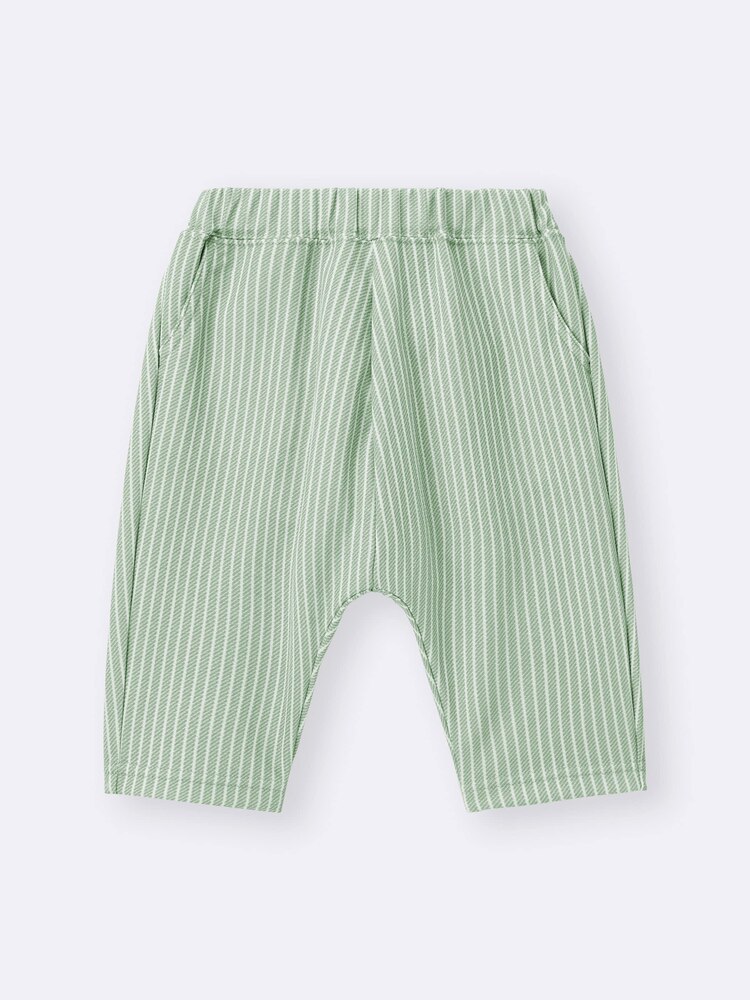 GU公式 | BABY(TODDLER)ドライサマナルパンツ(7分丈)(ストライプ)+E