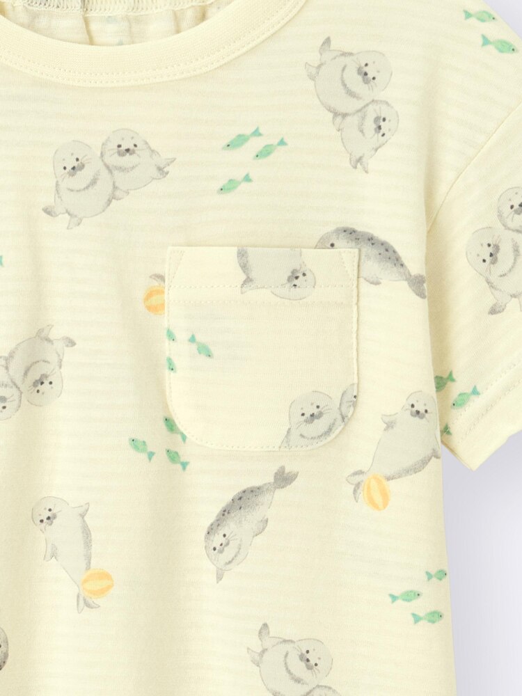 GU公式 | BABY(TODDLER)カンタンパジャマ(半袖&7分丈)+E