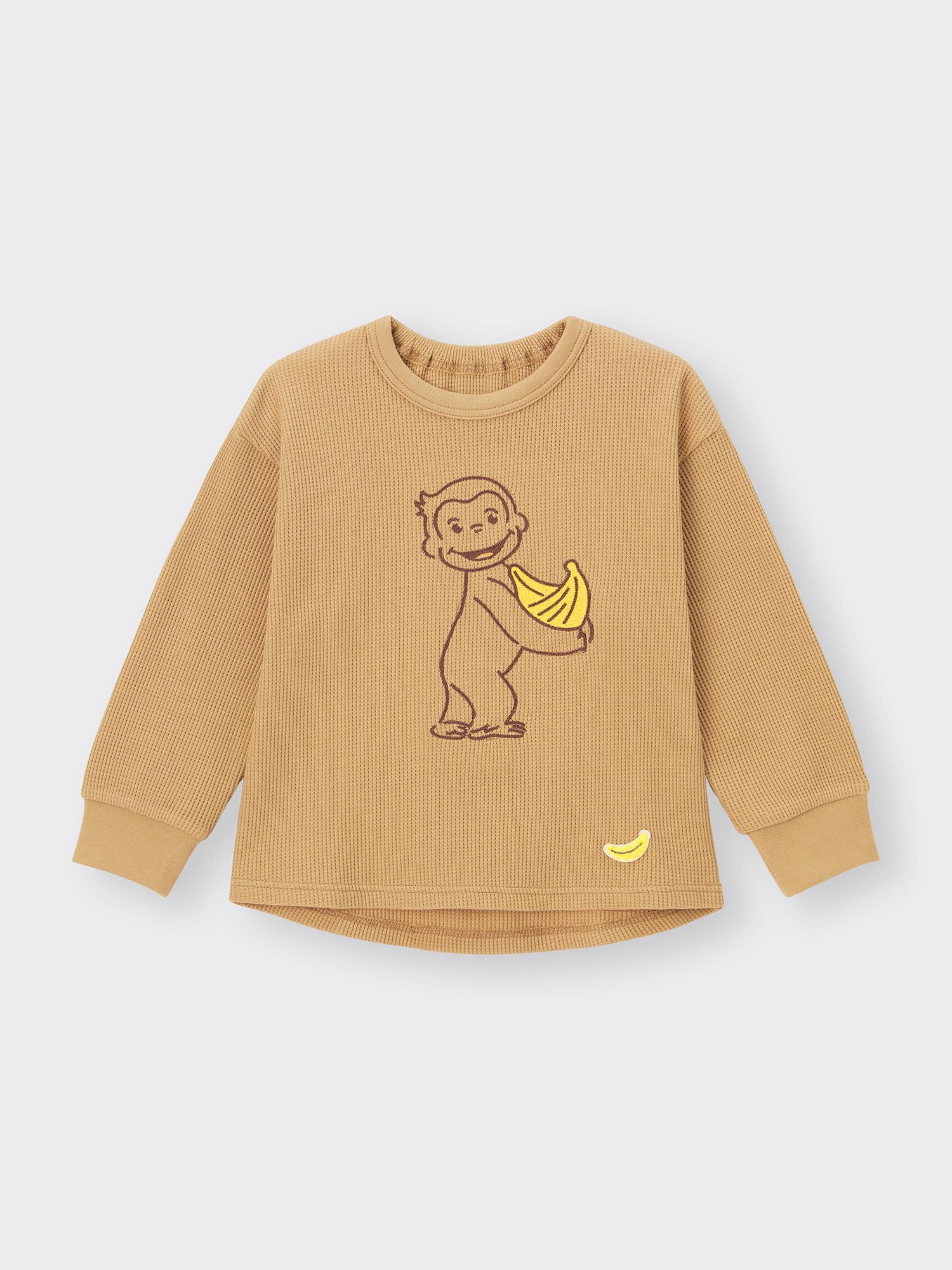 GU公式 | BABY(TODDLER)カンタンT(長袖) Curious George