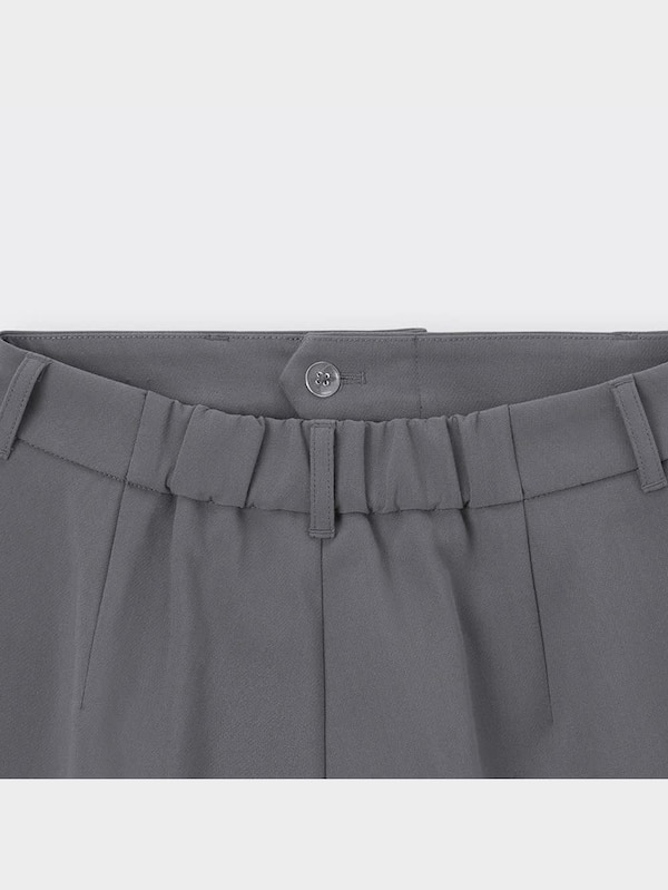 GU公式 | タックテーパードパンツ+EC(丈長め73.0cm)