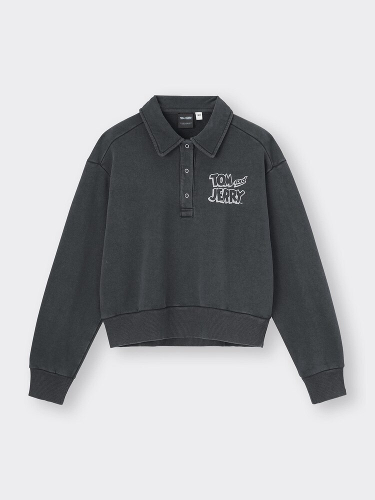 GU公式 | スウェットポロ TOM and JERRY