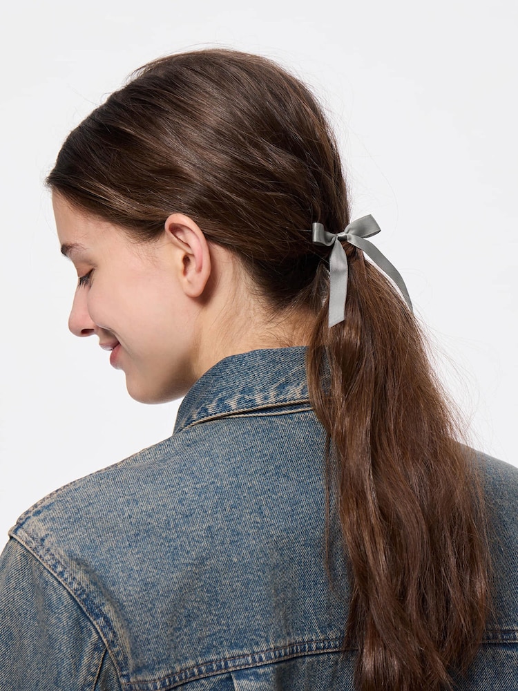 GU公式 | サテンリボンヘアカフ