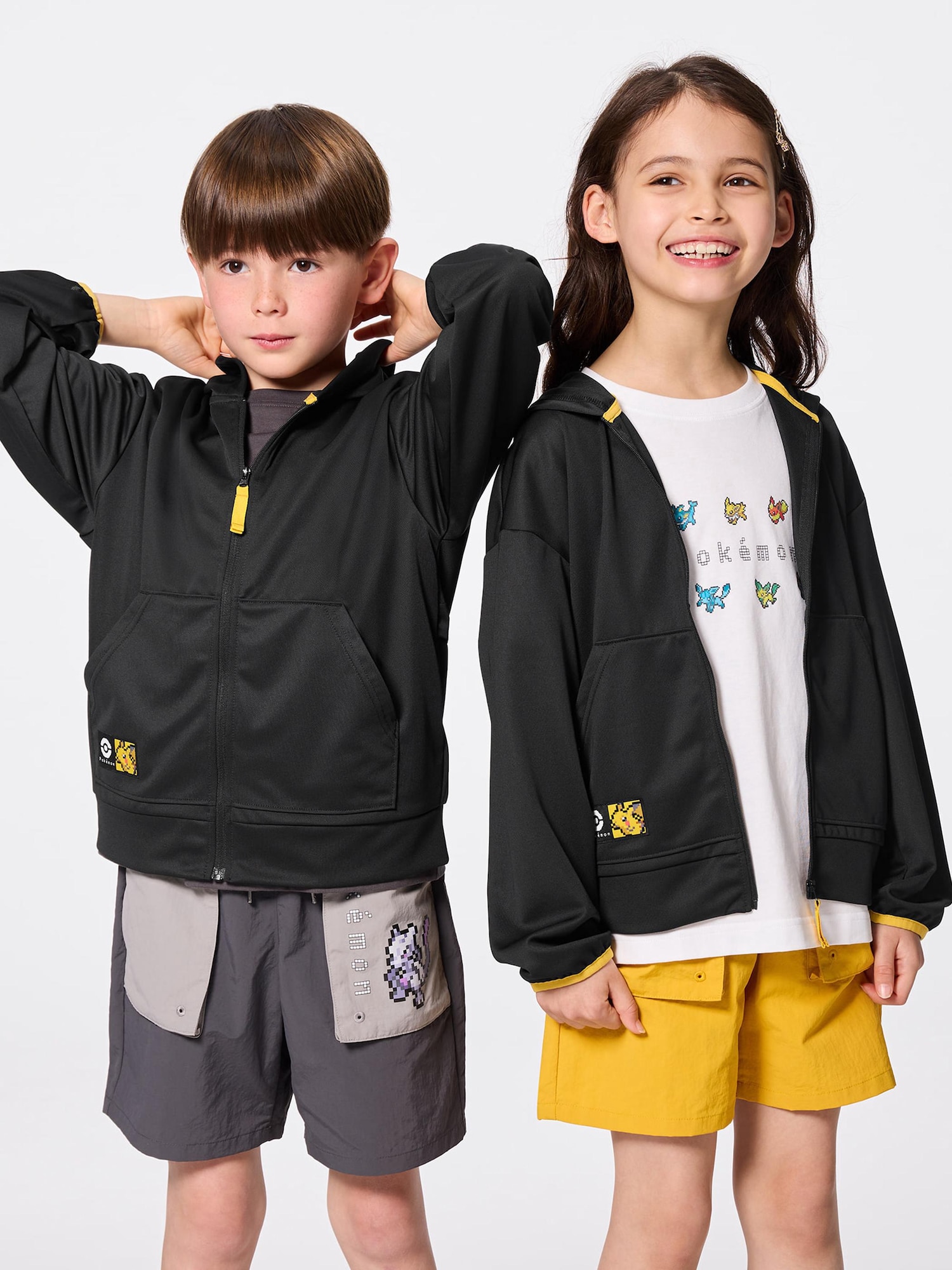 GU公式 | KIDS(男女兼用) UVカットパーカ Pokemon