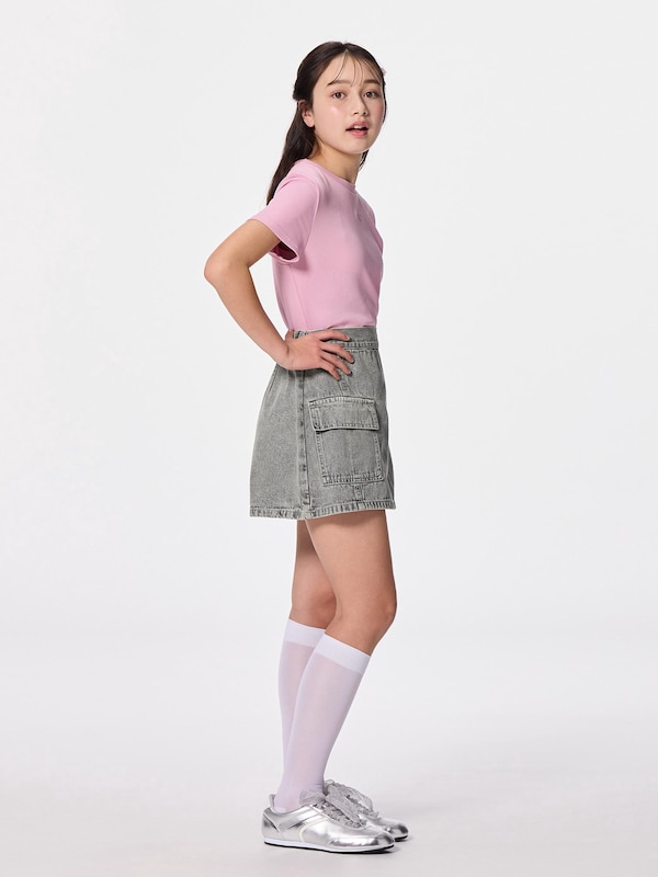GU公式 | GIRLSラップミニスコートJR