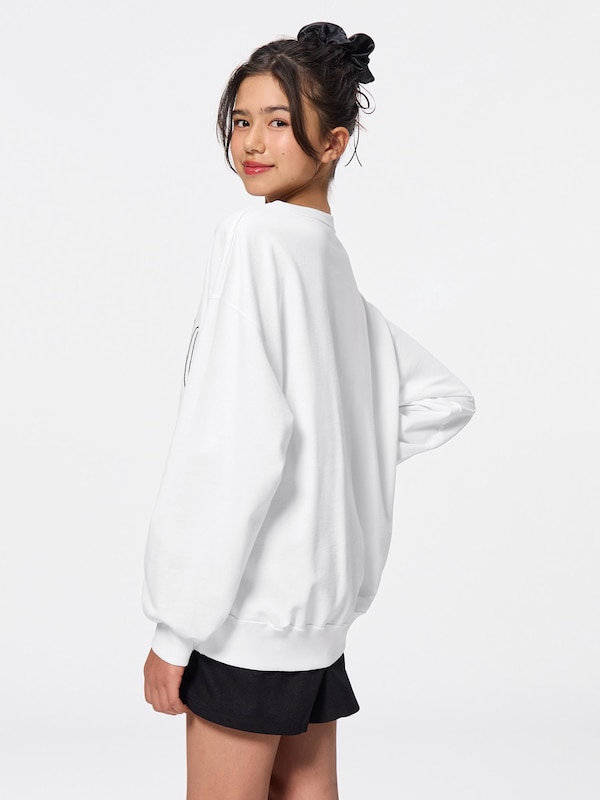 GU公式 | GIRLSライトスウェットオーバーサイズT(長袖)JR
