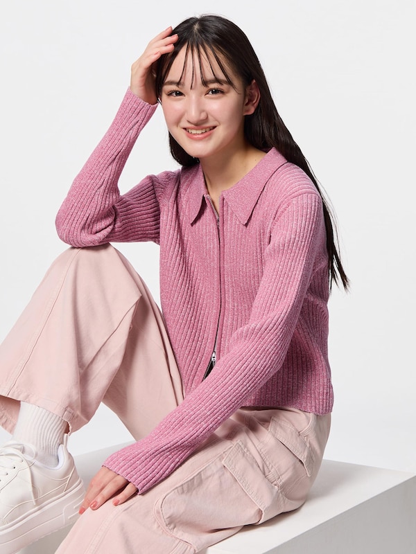 GU公式 | GIRLSダブルジップセーターJR