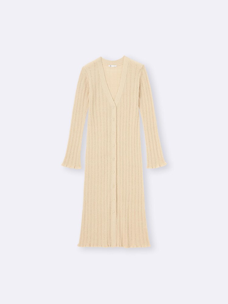 GU公式 | ブークレロングカーディガンNT+E