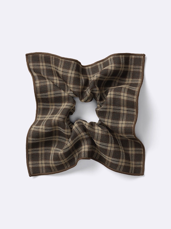 GU公式 | スクエアチェックシュシュ