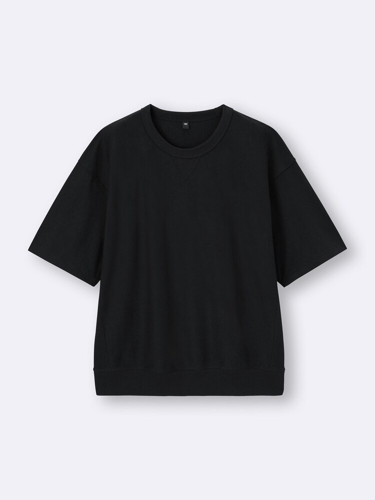 Sweat Look T-Shirt | HalfSlv | GU US