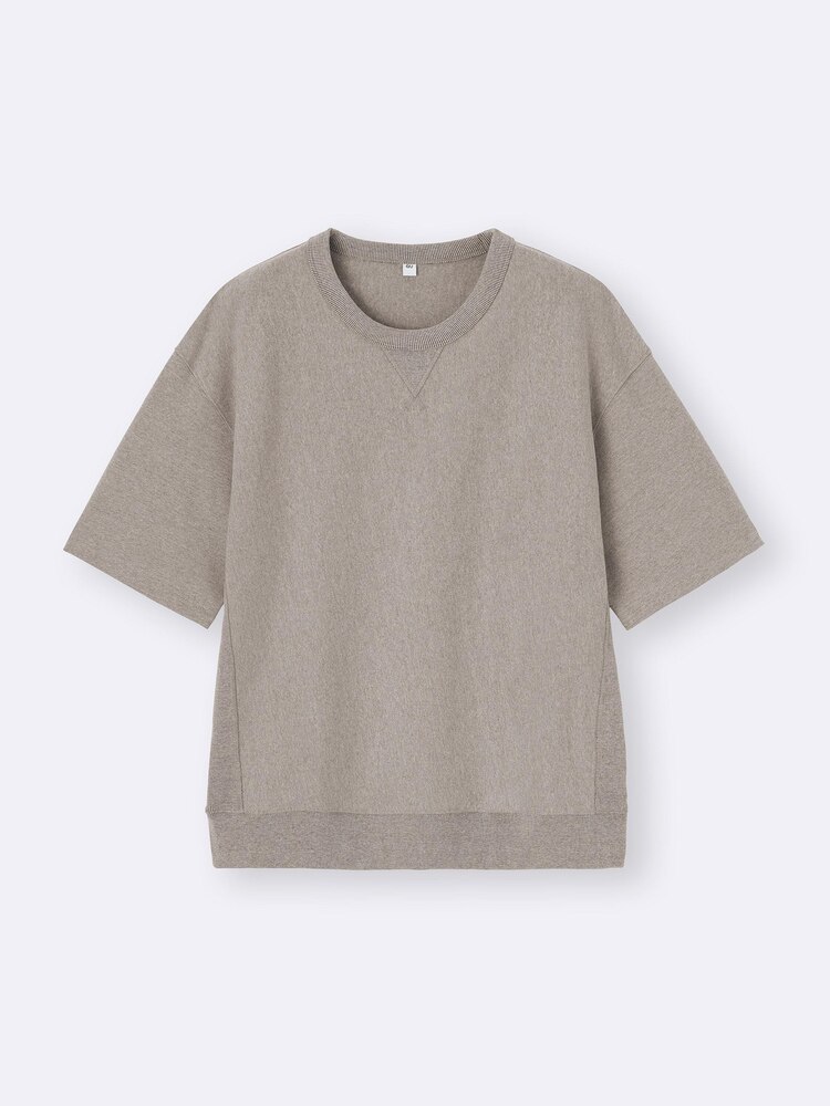 Sweat Look T-Shirt | HalfSlv | GU US