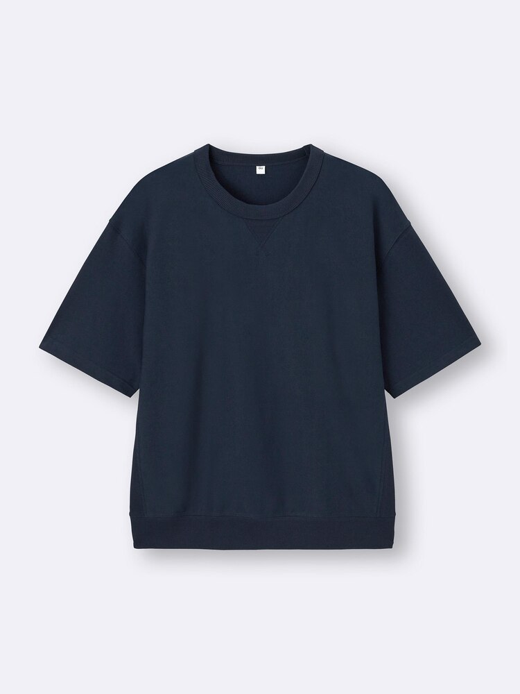 Sweat Look T-Shirt | HalfSlv | GU US