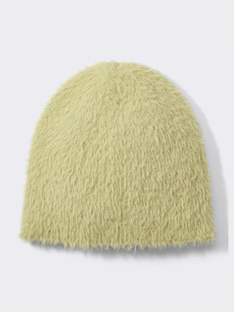 Feather Yarn Knitted Cap | GU US