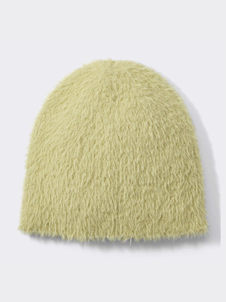 Feather Yarn Knitted Cap | GU US
