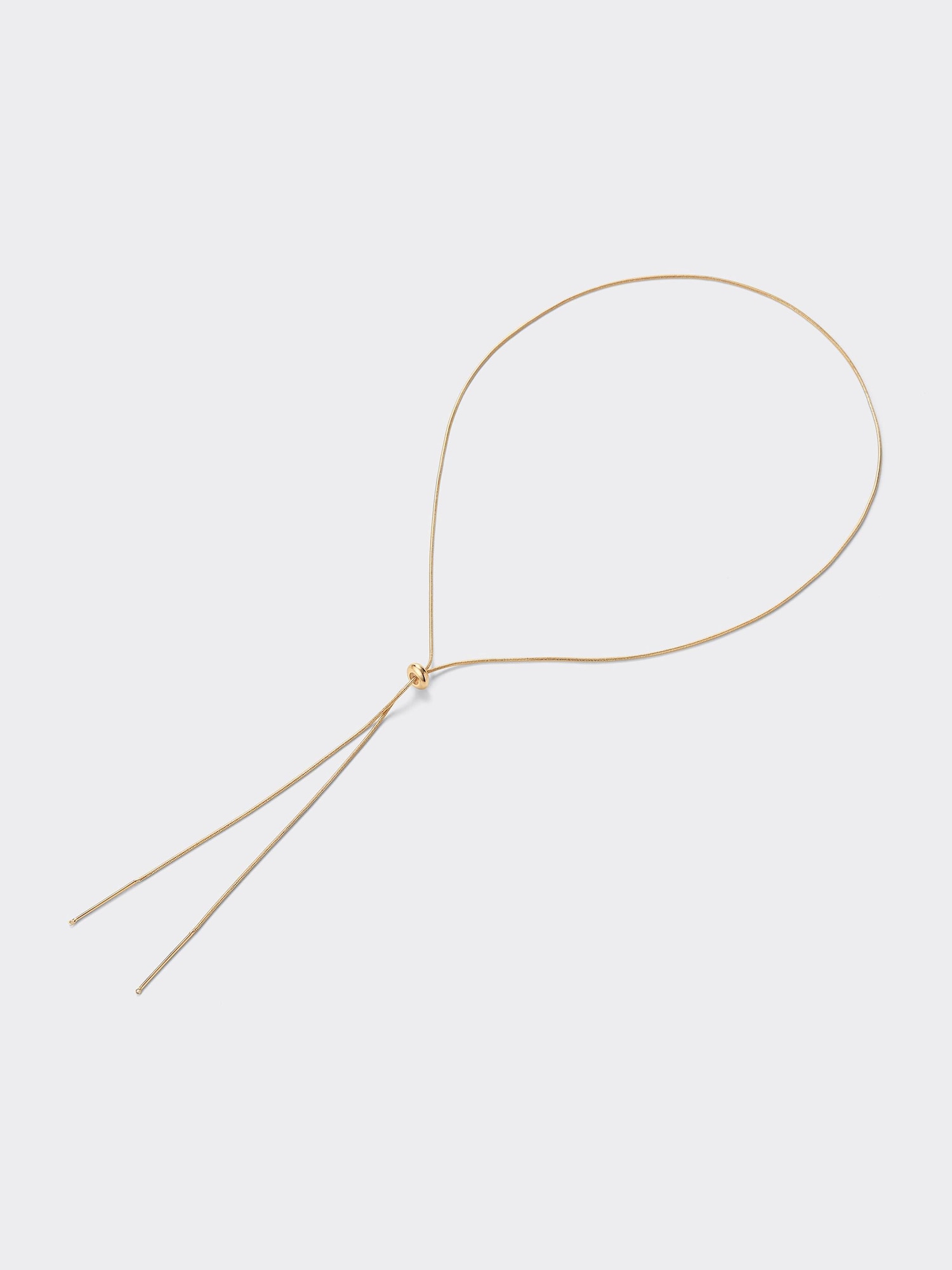 Slide Chain Narrow Necklace | GU US