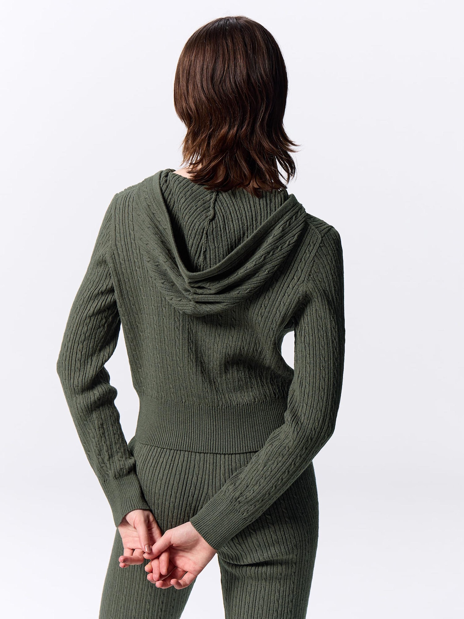 Cable Full-Zip Hoodie | GU US Cable Full-Zip Hoodie | GU US
