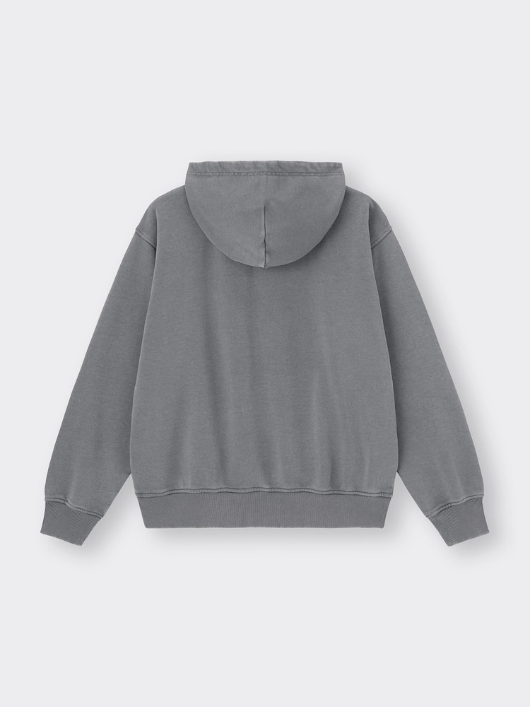 Washed Sweat Hoodie | GU US
