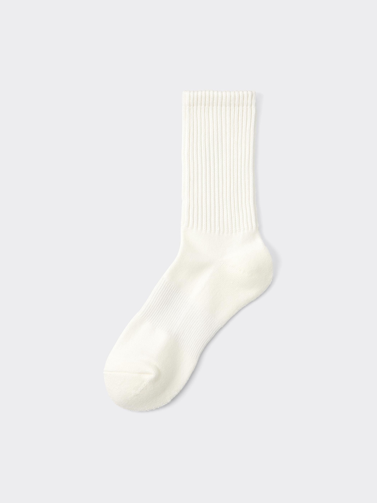 STYLE-HEAT Ribbed Pile Crew Socks | GU US