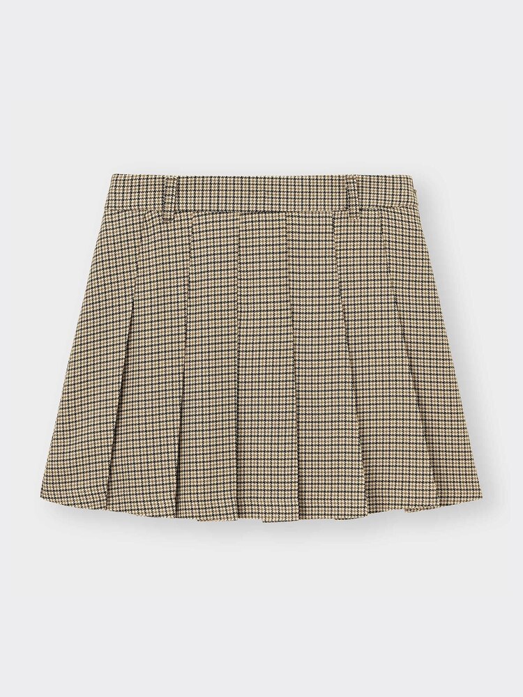 Pleated Skort Checked(Japan Sizing) | GU US