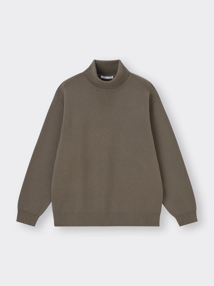 SMOOTH KNITTED Turtleneck Sweater | GU US